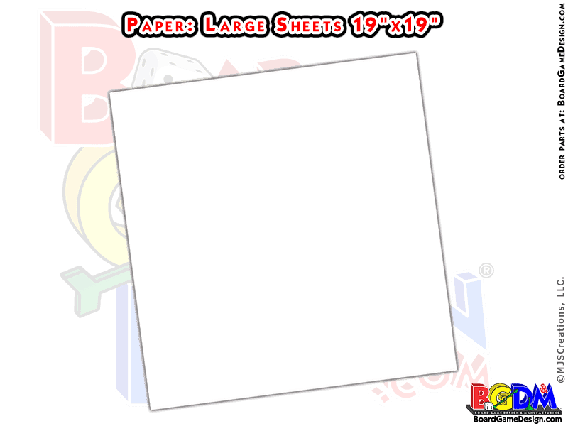 Extra Large Blank Sheets|Game Blank Paper Sheet|Make your own